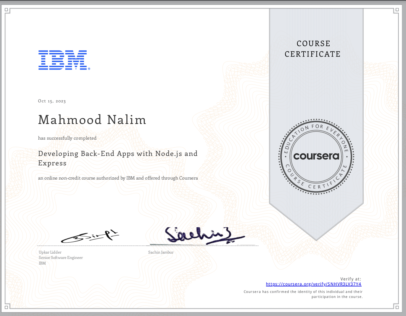 Mahmood Nalim - Personal Portfolio